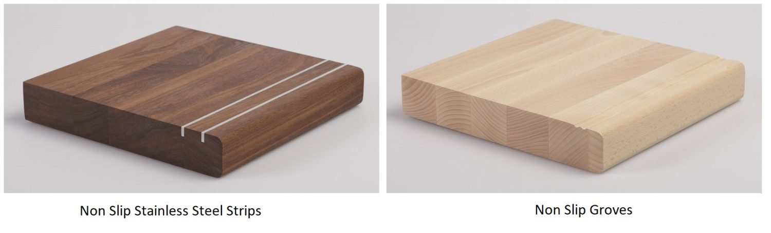 Non Slip Treads - Custom Made Spiral Staircases